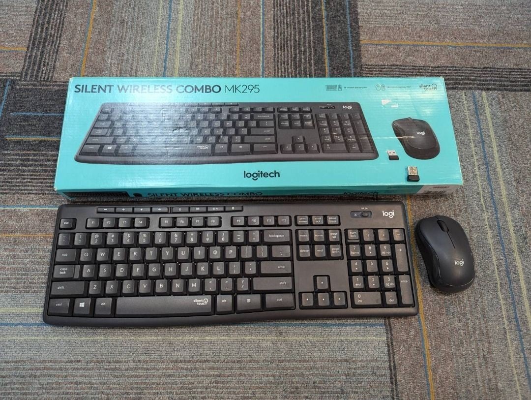 Logitech Mk295 Silent Combo Keyboard & Mouse, Computers & Tech, Parts ...