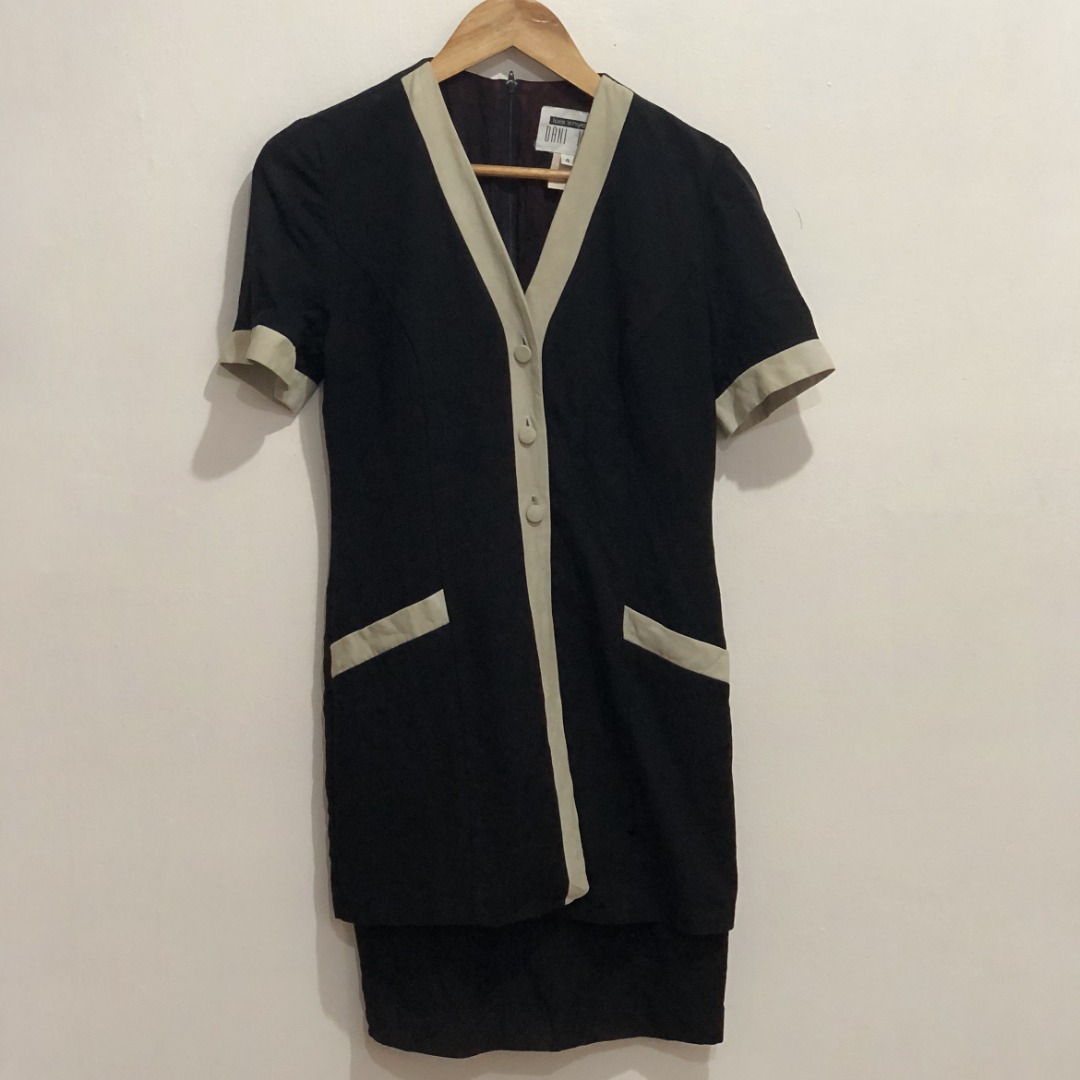 FREE for BUYERS - Lois Snyder Dani Max Petite Vintage Contrast Office ...