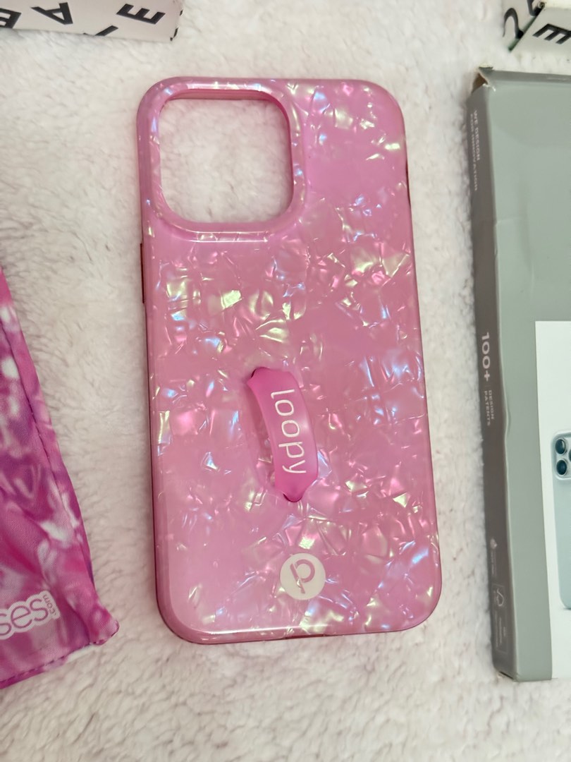 Loopy Pink Opal case for 15 pro max, Mobile Phones & Gadgets, Mobile & Gadget Accessories, Cases ...