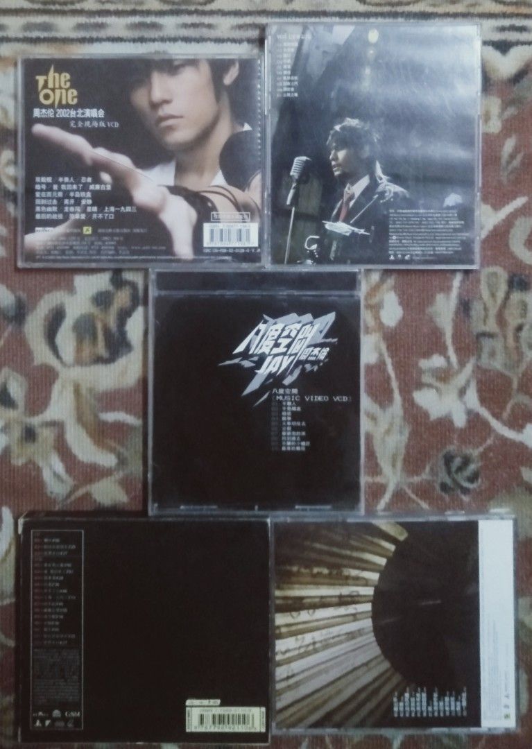Lot VCD Jay Chou, Hobbies & Toys, Music & Media, CDs & DVDs on Carousell