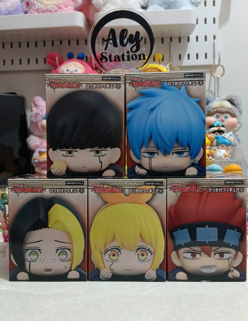 Mashle Hikkake Set: Mash, Lance, Finn, Dot & Lemon, Hobbies & Toys ...