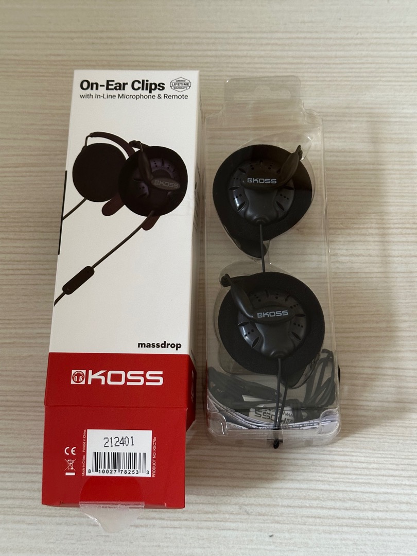 【幾乎全新｜原廠終身保養】Massdrop x KOSS KSC75X, 攝影器材, 相機 - Carousell