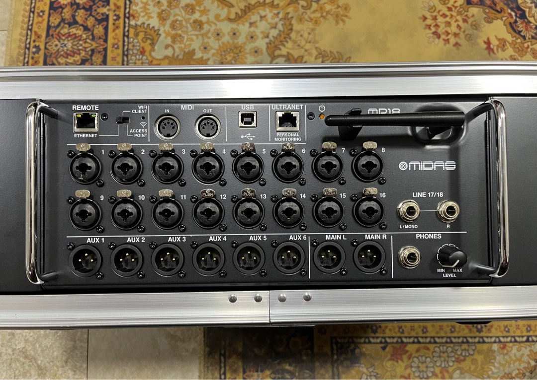 Midas MR18 Digital Mixer, Hobbies & Toys, Music & Media, Musical ...