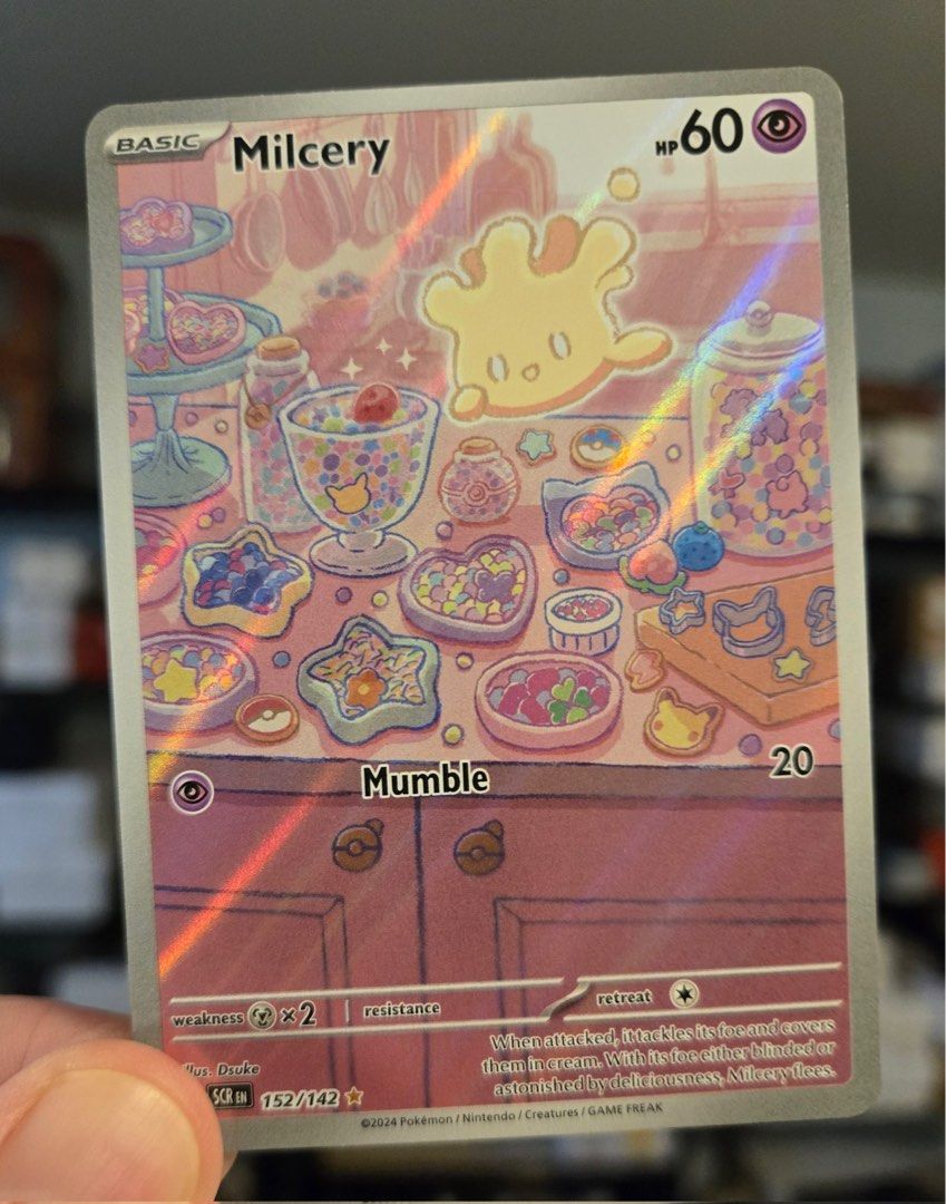 Milcery - 152/142 - Illustration Rare - Pokemon Scarlet & Violet ...