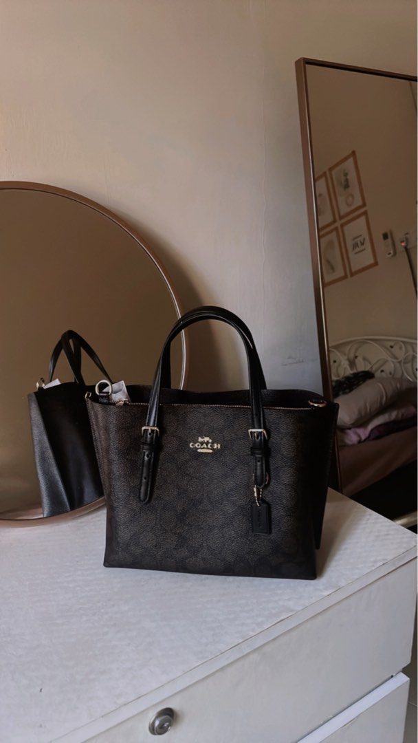Mini Mollie Tote Coach, Luxury, Bags & Wallets on Carousell