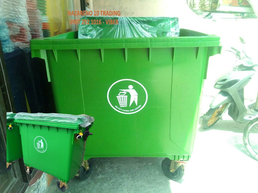 Mobile bin Trash bin w/wheels 660Liters 766, Commercial & Industrial ...