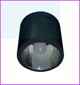 Mounted Surface Downlight Casing Milo Tin 6inch Black, Furniture & Home ...