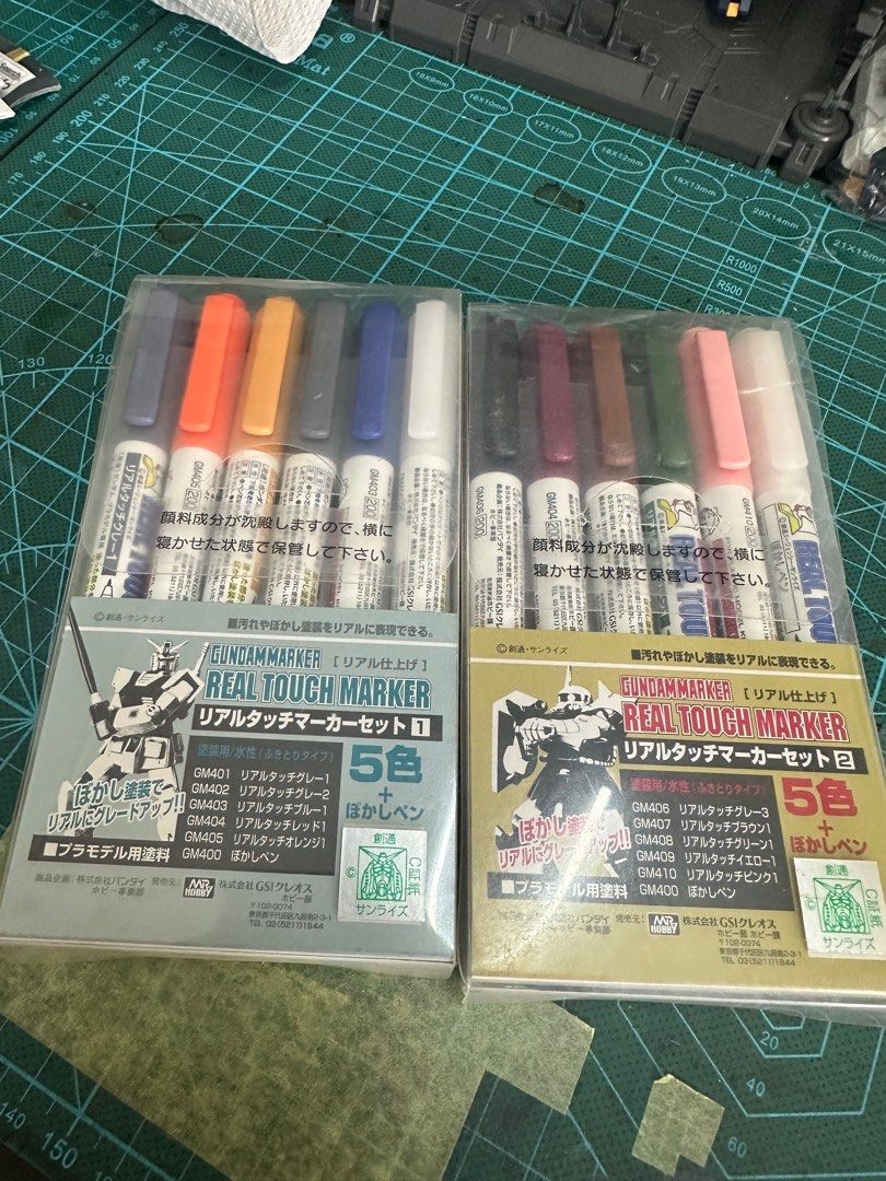 Mr hobby Gundam Real touch marker, Hobbies & Toys, Stationery & Craft ...