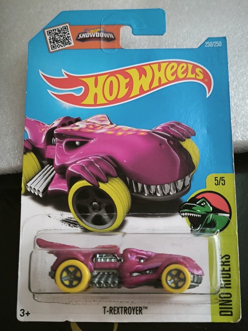 New T-Rextroyer Showdown Dino Riders Treasure Hunt TH Hot Wheels ...