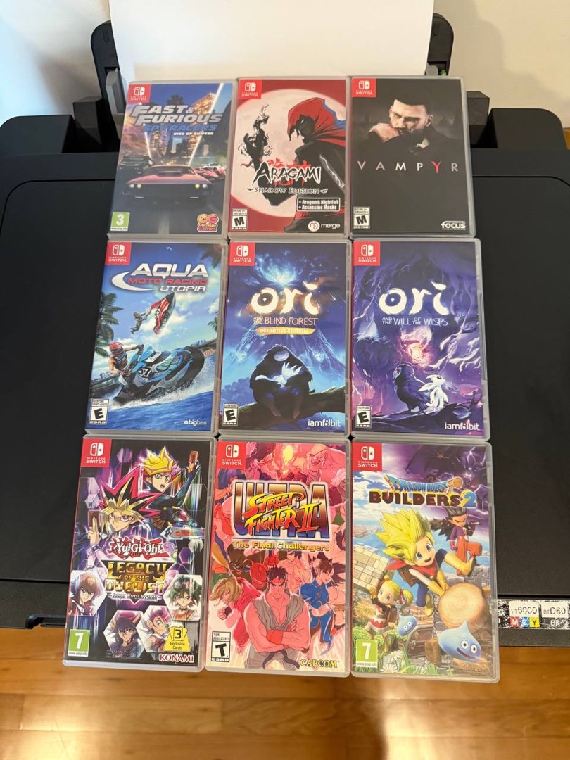 Nintendo Switch game Fast & Furious / Aragami / Vampyr / Aqua utopia ...