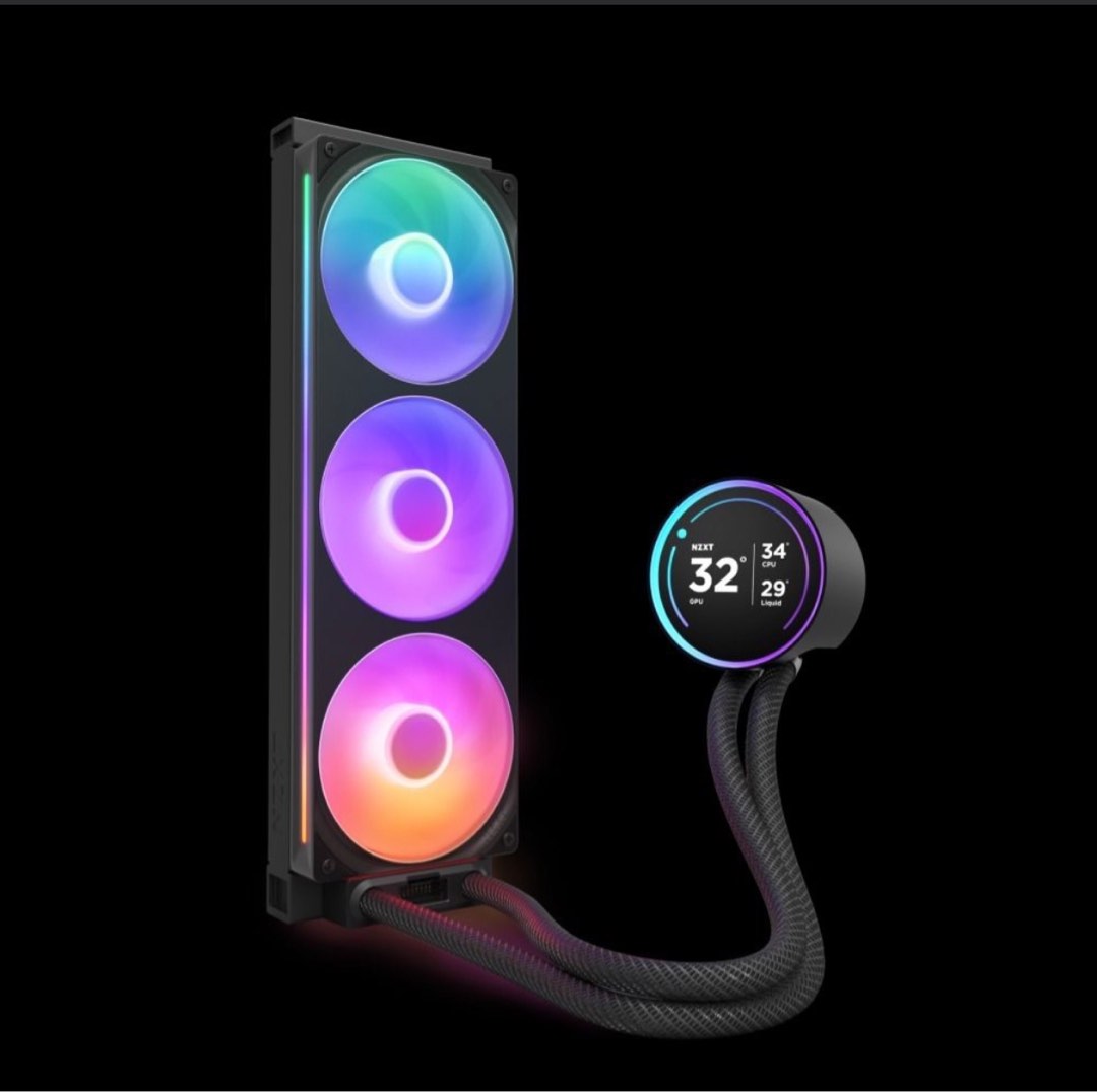 NZXT Kraken 360 Elite AIO Cooler with LCD, Computers & Tech, Parts ...