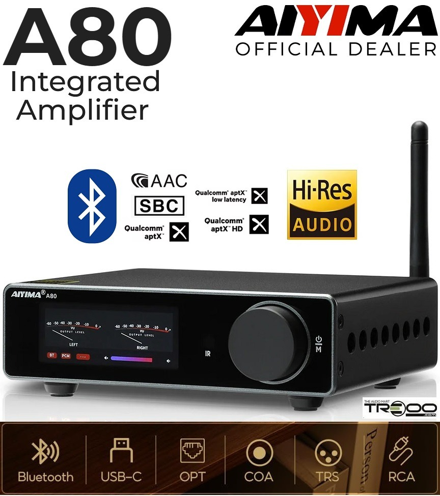 [Official]($15 Cashback!) AIYIMA A80 Wireless Bluetooth Receiver ...