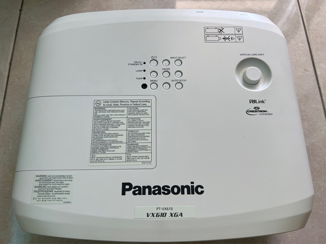 Panasonic LCD Projector, TV & Home Appliances, TV & Entertainment ...