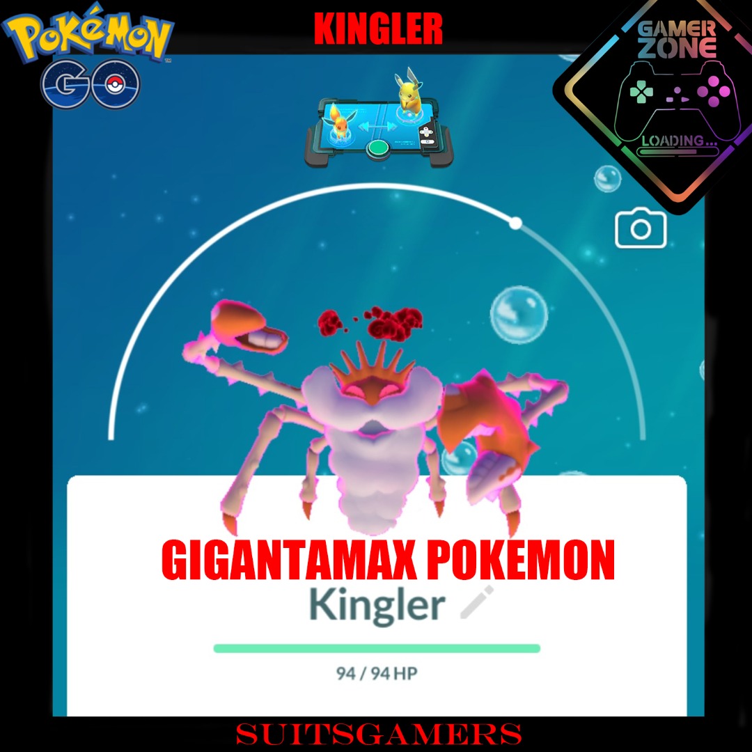 Pokemon GO - Kingler [GIGANTAMAX POKEMON], Video Gaming, Video Games ...