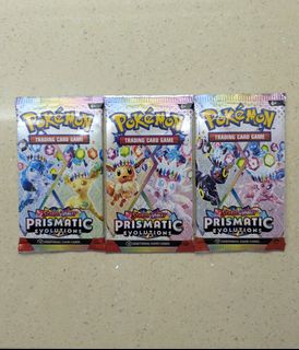 Prismatic Evolutions Booster packs (unfiltered), Hobbies & Toys, Toys ...