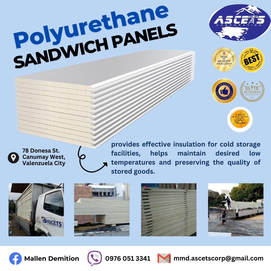 Polyurethane Sandwich Panel/PU Panel/Insulated Panel (Supply and ...