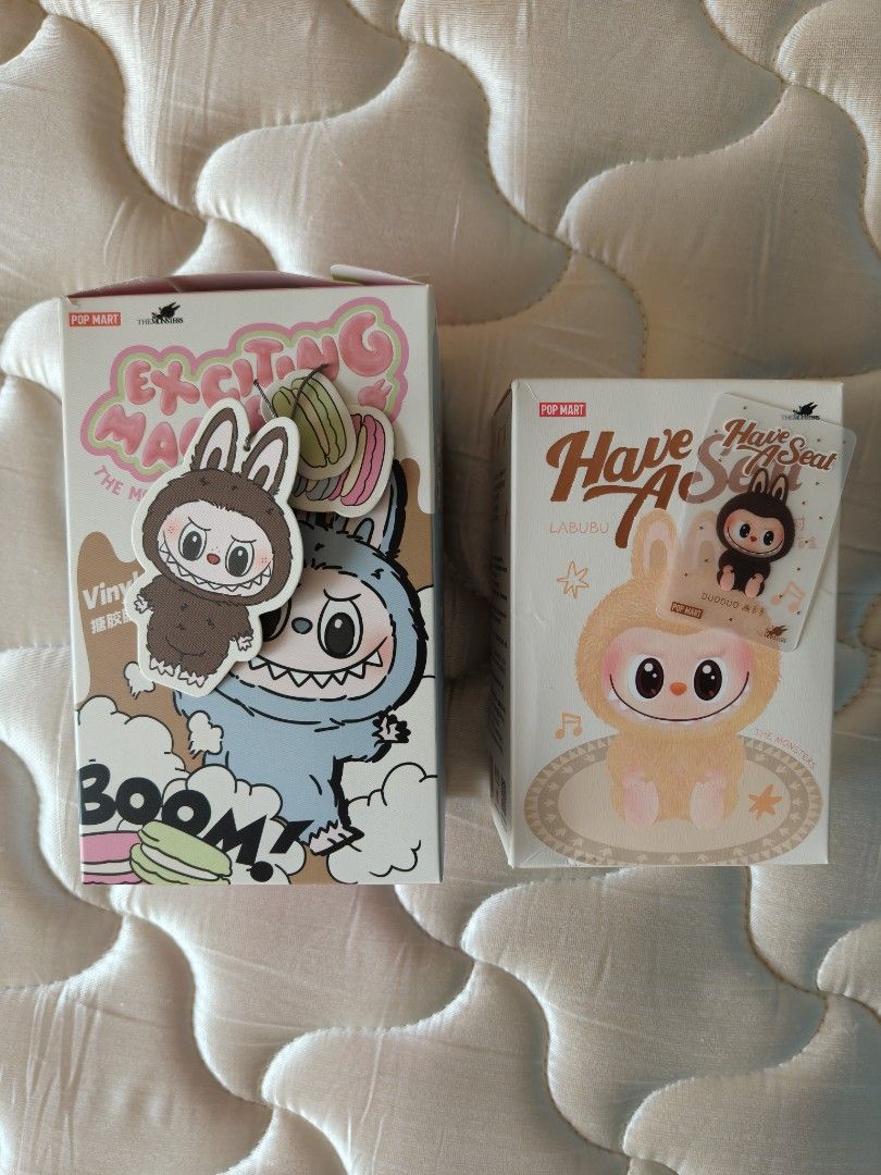 popmart labubu v1 and v2 secret, Hobbies & Toys, Toys & Games on Carousell