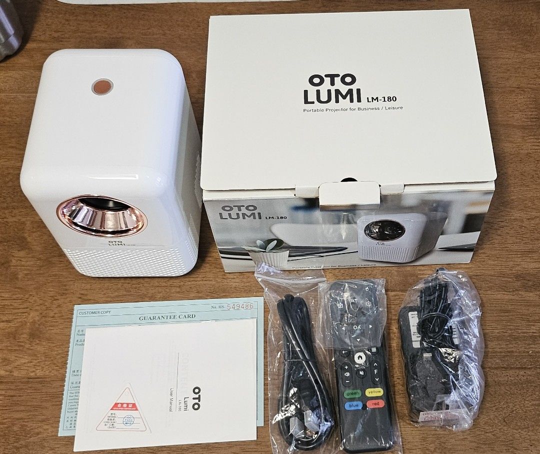 Portable Projector OTO Lumi LM-180, TV & Home Appliances, TV ...