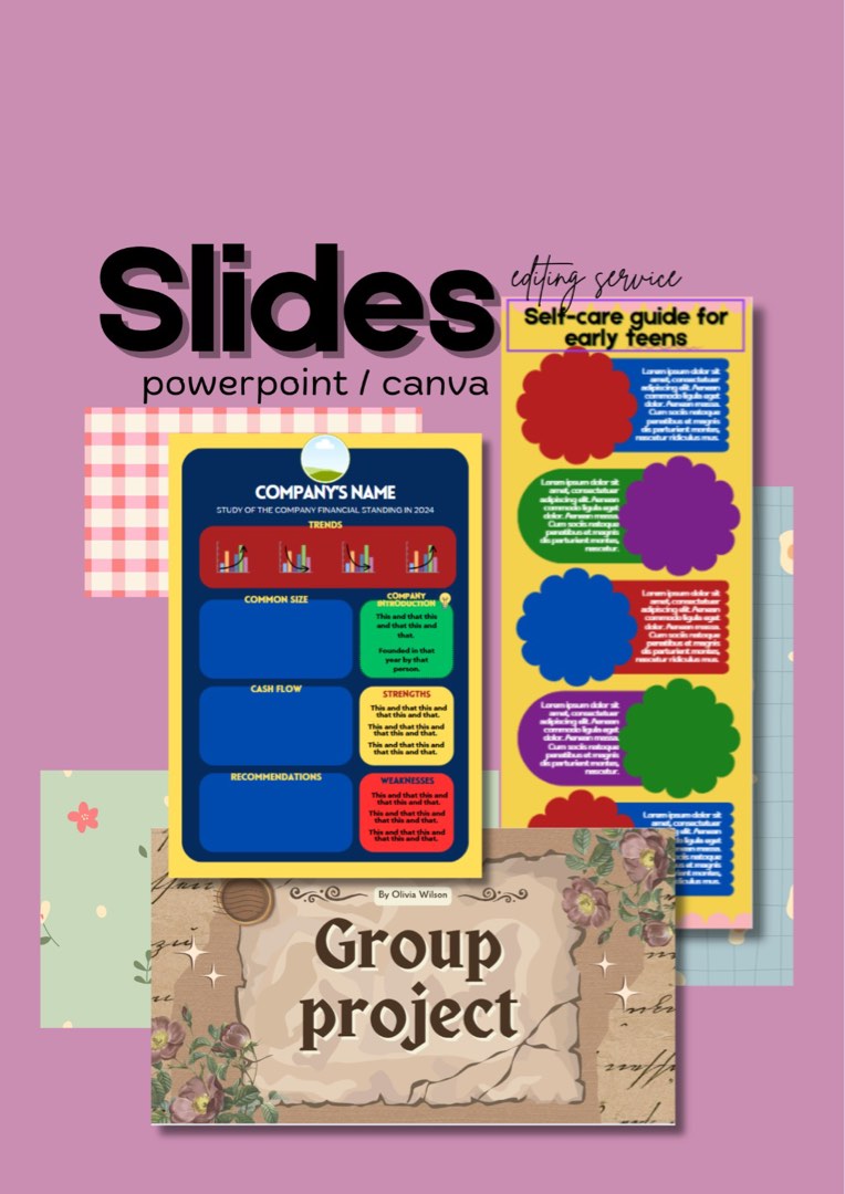 Presentation Slides Editing & Decorating Service (Powerpoint / Canva ...