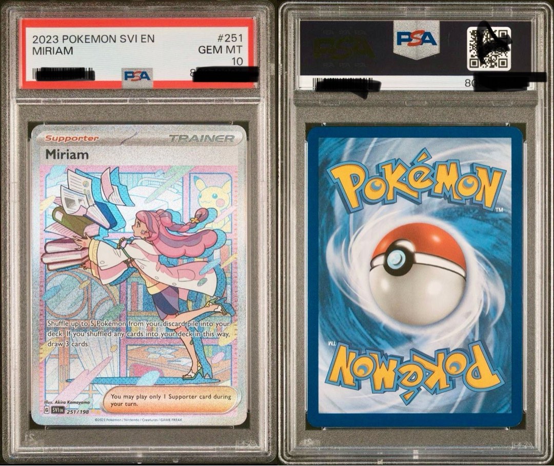 PSA 10 Miriam SIR Pokemon card scarlet violet, Hobbies & Toys, Toys ...