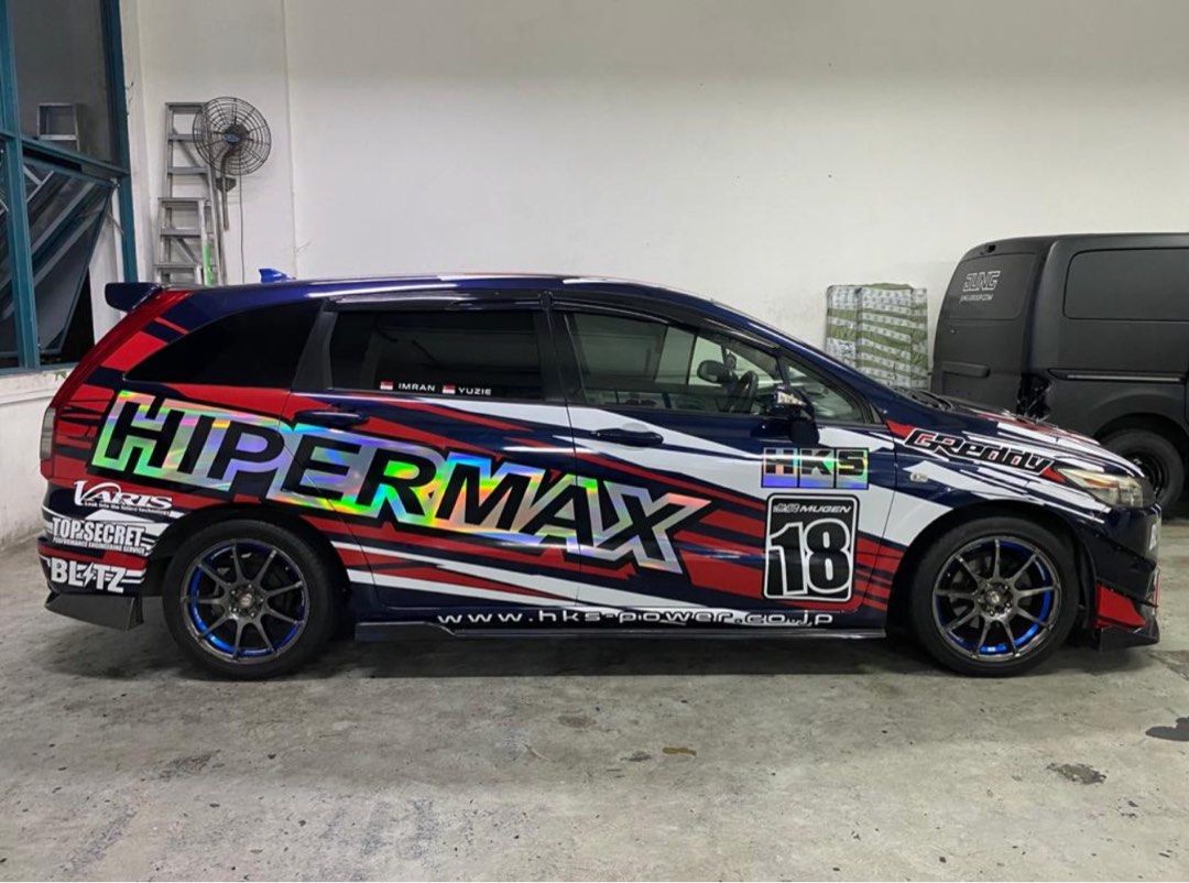 Racing Track Sticker Design, Team Decal Logo, Livery, Full Car Decal ...