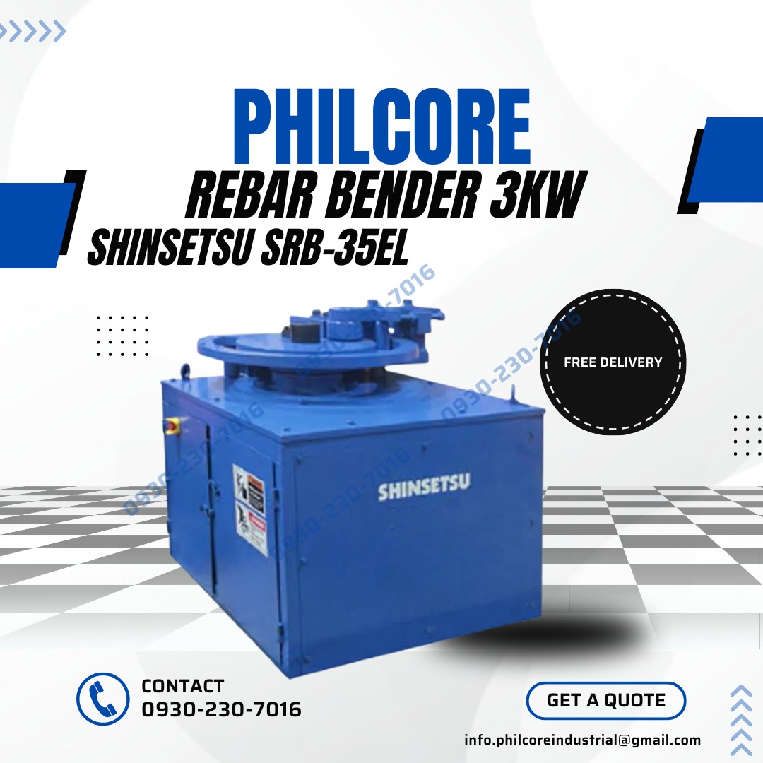 Rebar Bender 3Kw SRB-35EL / Steel Rebar Bender / Bar Bender / Steel ...