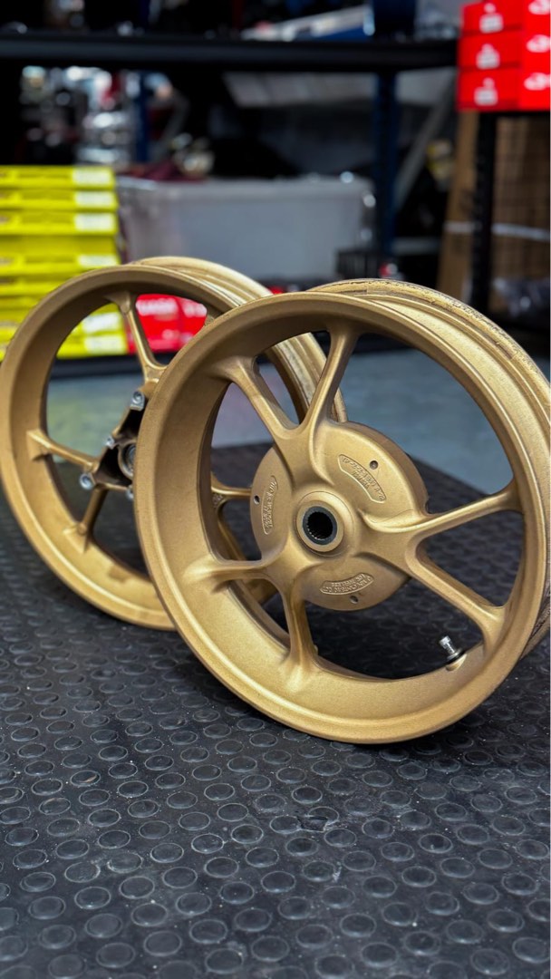 Rims for Yamaha Aerox V1, Motorcycles, Motorcycle Accessories on Carousell