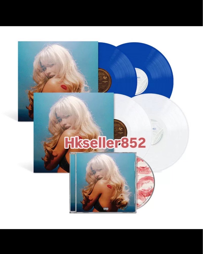 睇描述⚠️Sabrina carpenter short n’ sweet deluxe D2C Exclusive 2LP blue vinyl CD 豪華版黑膠唱片 2025 ...