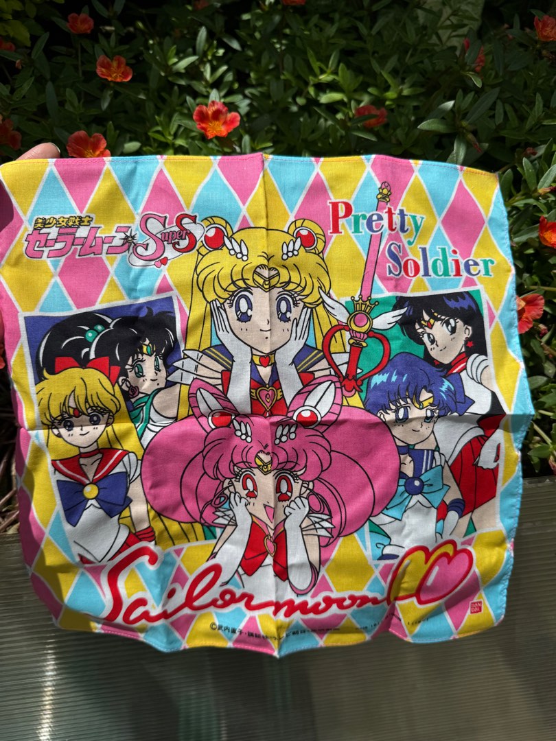 SAILOR MOON HANDKERCHIEF, Hobbies & Toys, Toys & Games on Carousell