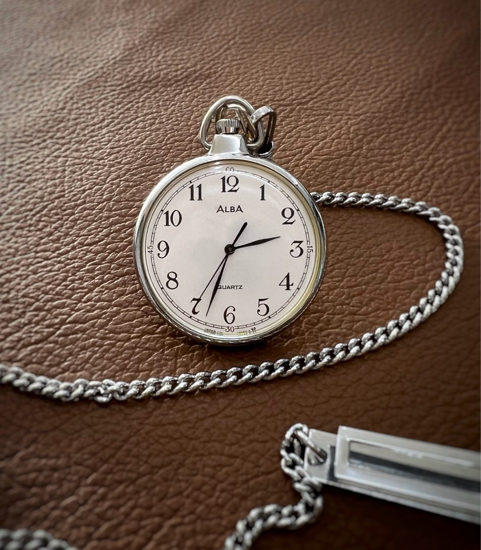 Seiko Alba Pocket Watch Quartz, Men's Fashion, Watches & Accessories ...