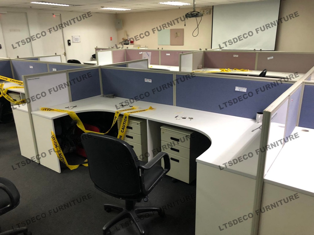 SHARING WORKSTATION CUBICLE | OFFICE PARTITION | OFFICE FURNITURE ...