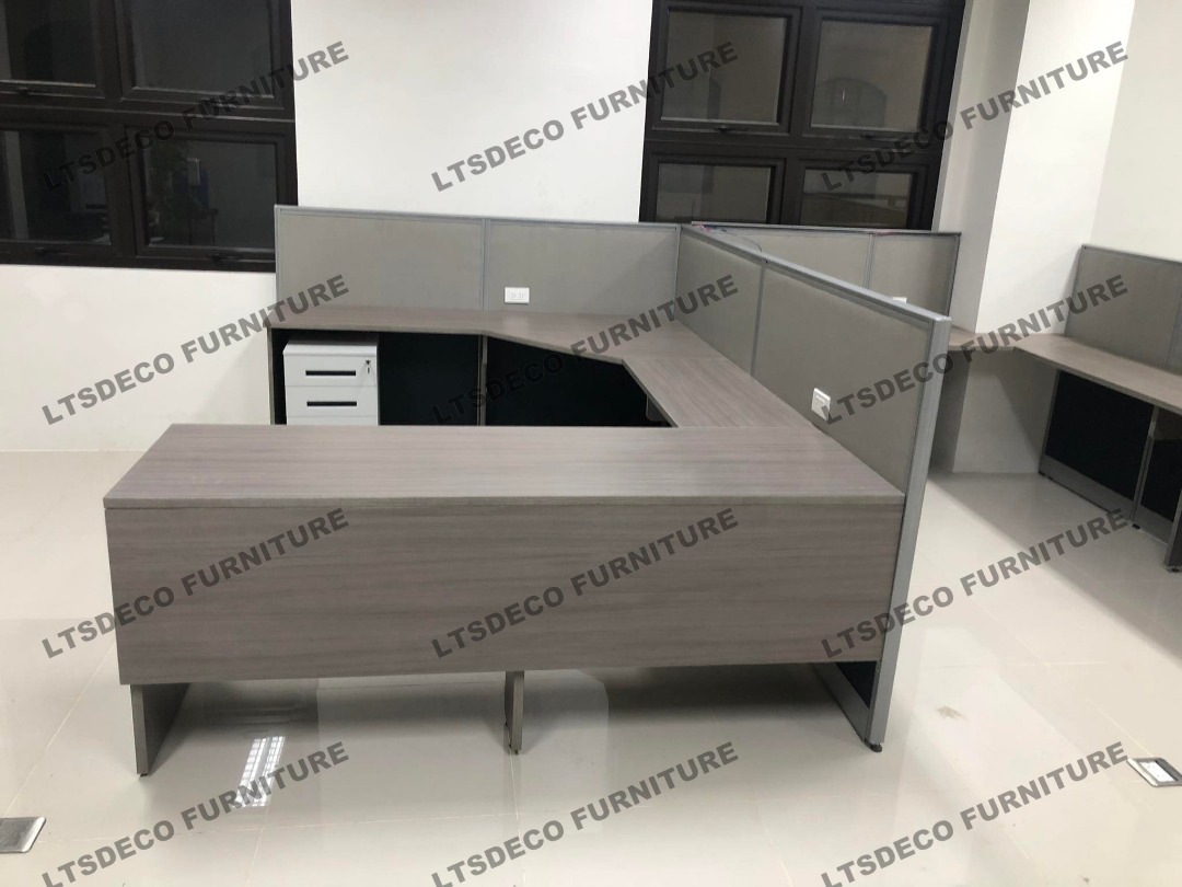 SHARING WORKSTATION CUBICLE WITH GLASS | OFFICE PARTITION | OFFICE ...