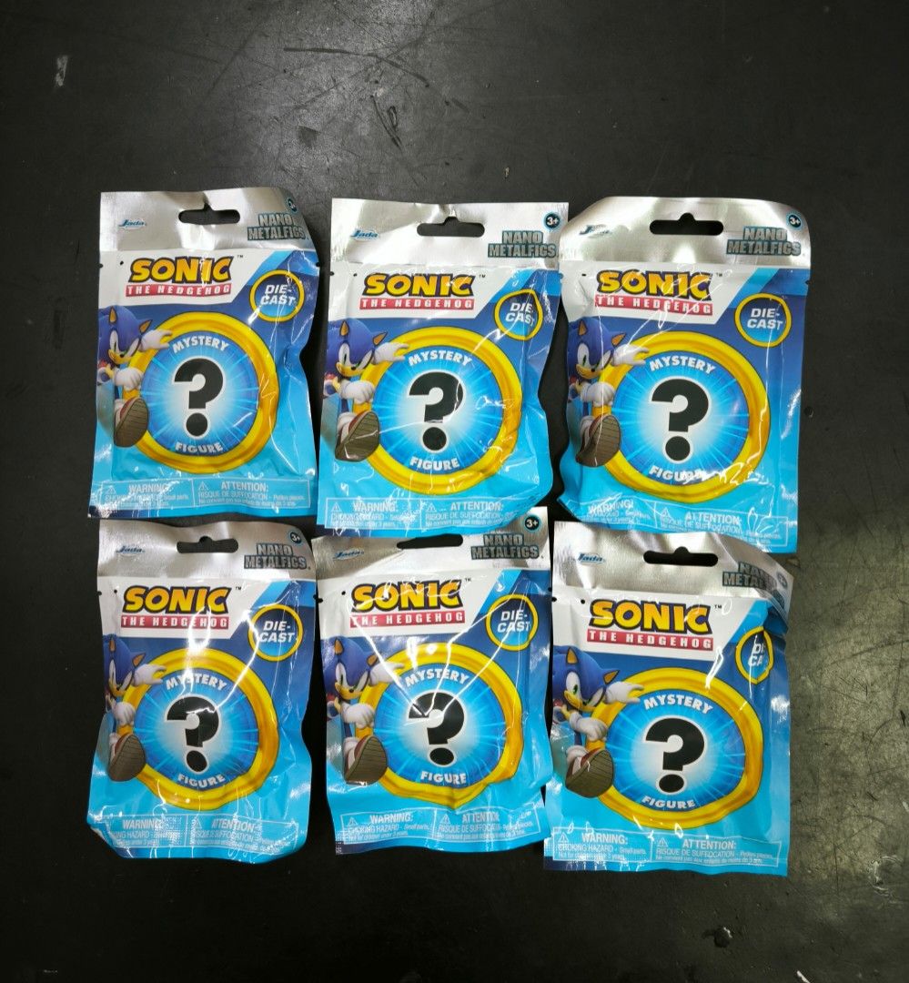 SONIC THE HEDGEHOG NANO METALFIGS ( RANDOM 6 PACKS ), Hobbies & Toys ...