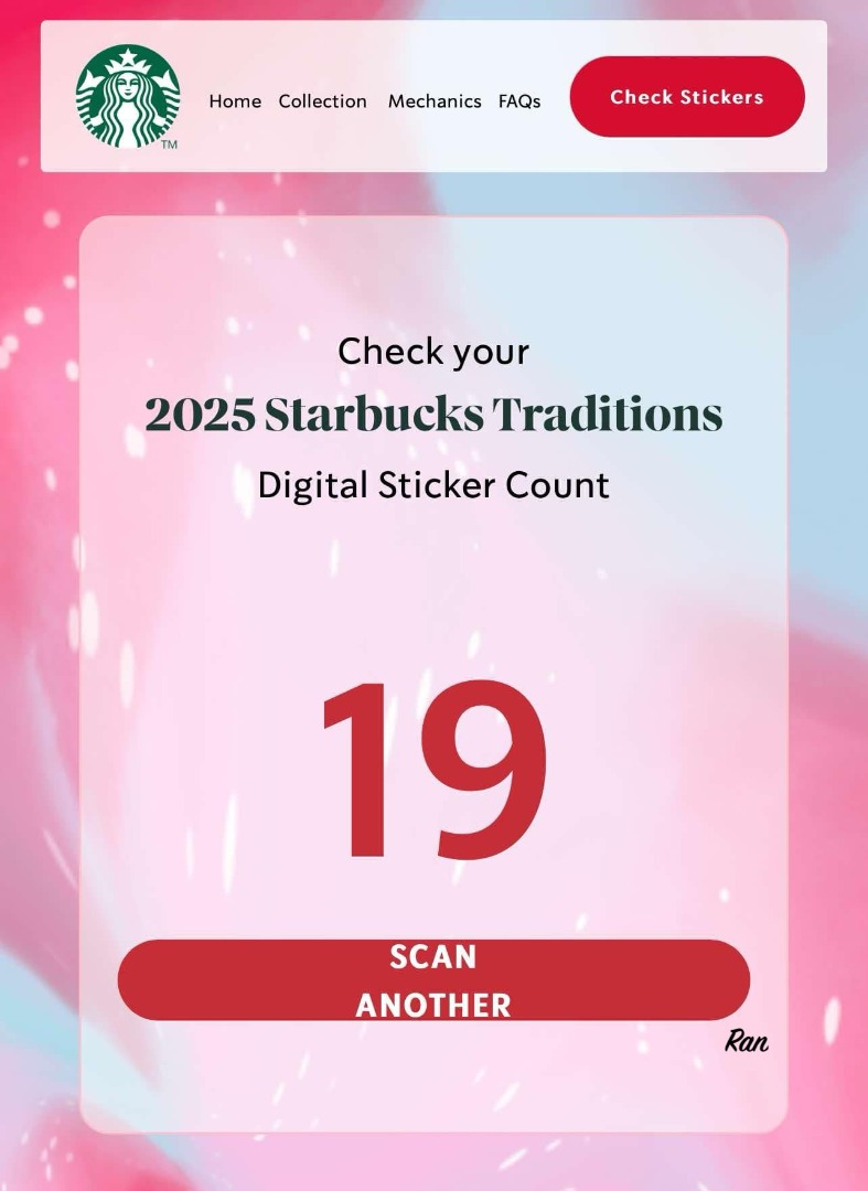 2025 Starbucks Traditions Complete Stickers For Sale: 19 stickers ...