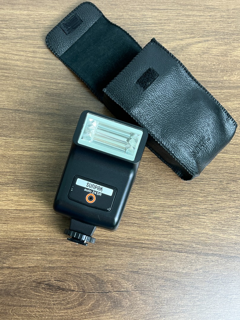[TESTED] Sunpak auto 24SR Flash, Photography, Photography Accessories ...