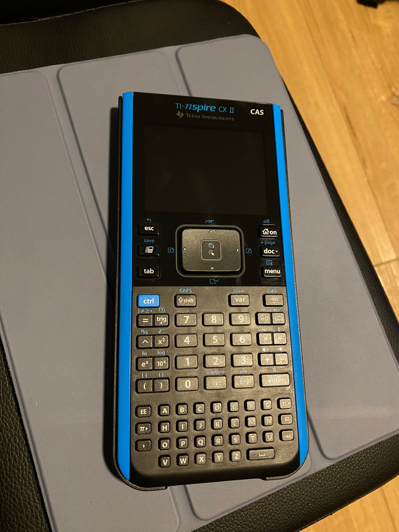 TI-Nspire CX II Cas Calculator (blue), Hobbies & Toys, Stationery ...
