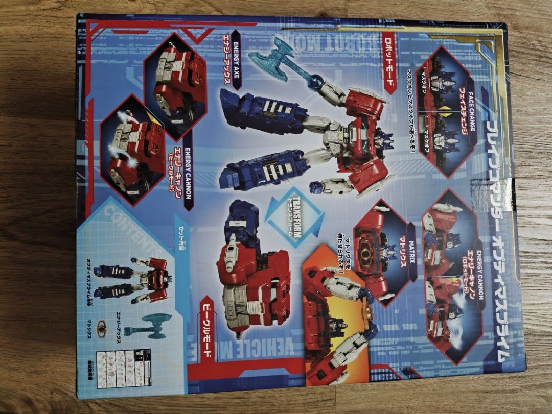 Transformers One Brave Commander Optimus Prime Takara Tomy Leader Class ...