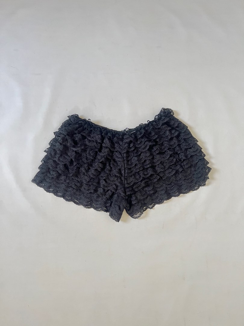 tutuanna black lace bloomer short S27-32 L11, Women's Fashion, Bottoms ...