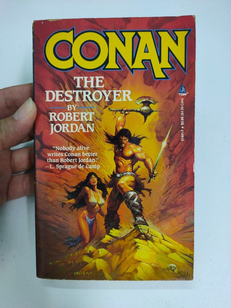 [Used] Conan the Destroyer by Robert Jordan (Fantasy / Sword and Sorcery / Pulp / Adventure ...