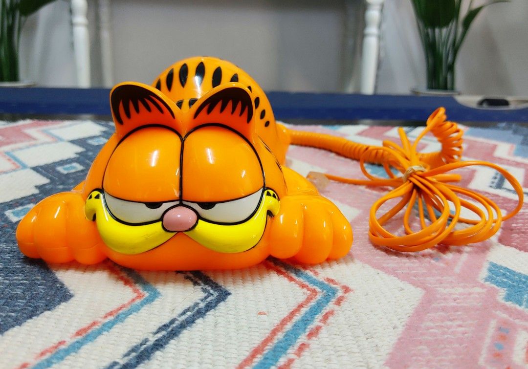 VINTAGE 1978 PAWS RARE GARFIELD TELEPHONE MODEL ACL1208, Hobbies & Toys ...