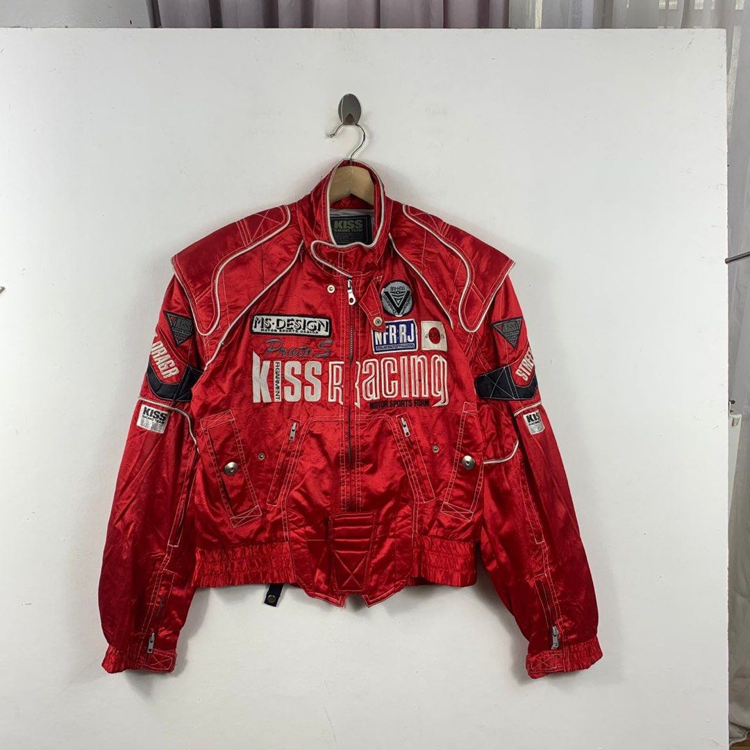 Vintage KISS RACING TEAM Proto Series Motorcycle Jacket Japan All Rider ...