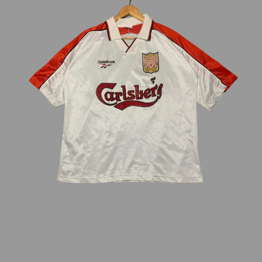 Vintage Liverpool Football Jersey by Rebook, Men's Fashion, Tops & Sets ...