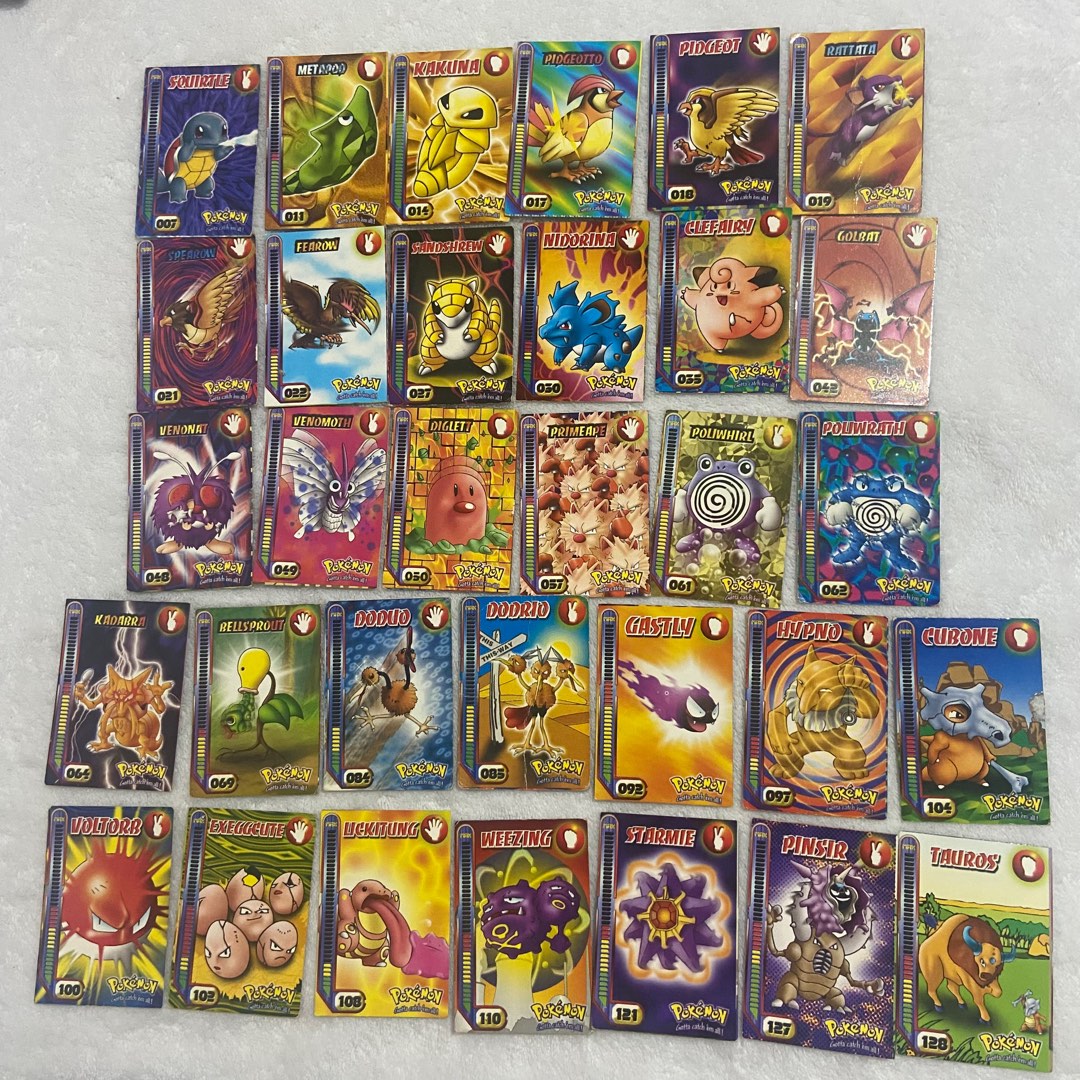 Vintage Pokemon Teks Cards 32pcs No Doubles Batang 90s Palengke Toys ...