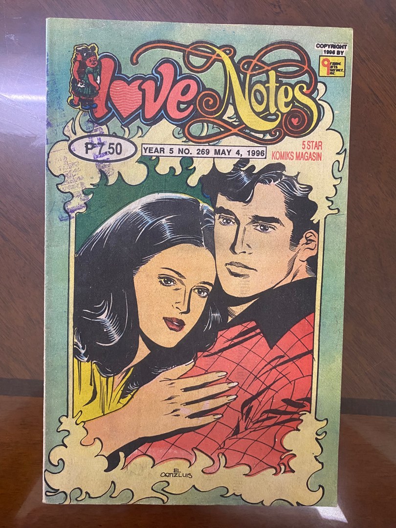 Vintage Tagalog Komiks Magasin - Love Notes 5 Star Magazine Comics ...