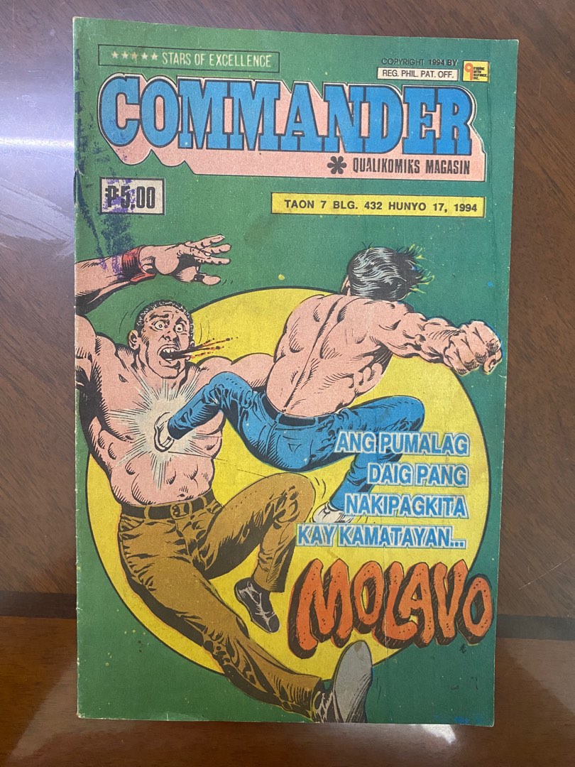 Vintage Tagalog Komiks Magasin - COMMANDER 5 Star Magazine Comics ...