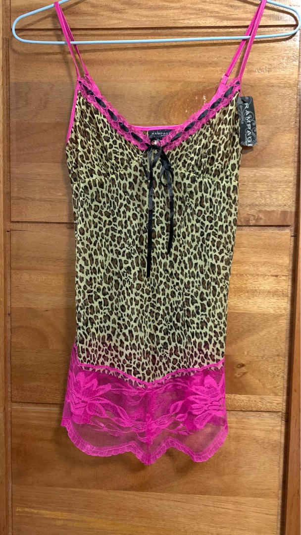 Vintage Y2k Rampage Cheetah Print Mesh Top|Helping tags:Vintage,Y2k ...