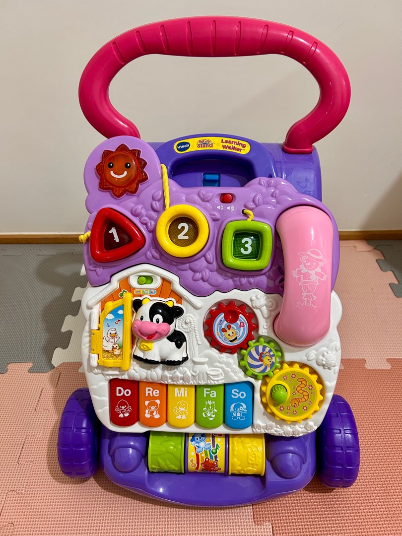 VTech Sit-to-Stand Learning Walker, 兒童＆孕婦用品, 嬰兒玩具 - Carousell