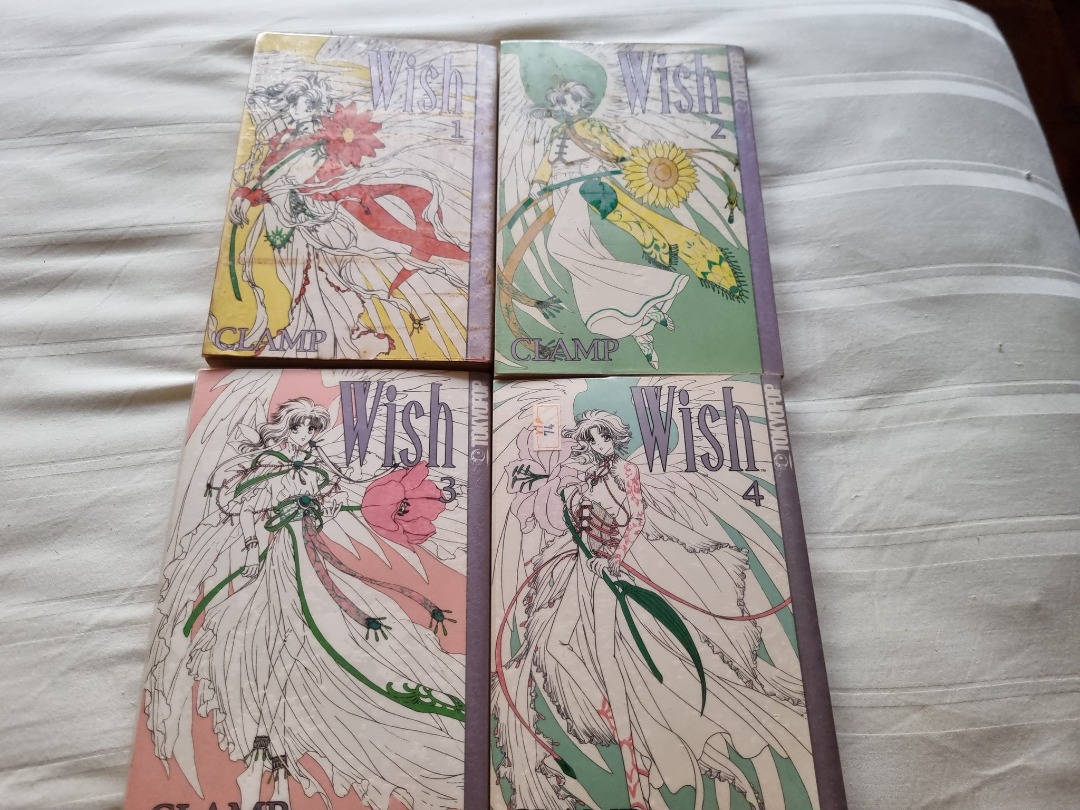 WISH by CLAMP, English Manga Vol 1-4. (Completed), Hobbies & Toys ...
