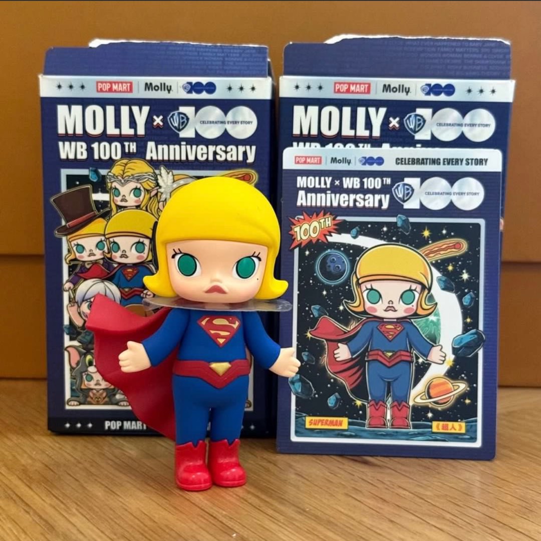 WTS POPMART MOLLY WB 100TH ANNIVERSARY - SUPERMAN, Hobbies & Toys, Toys ...