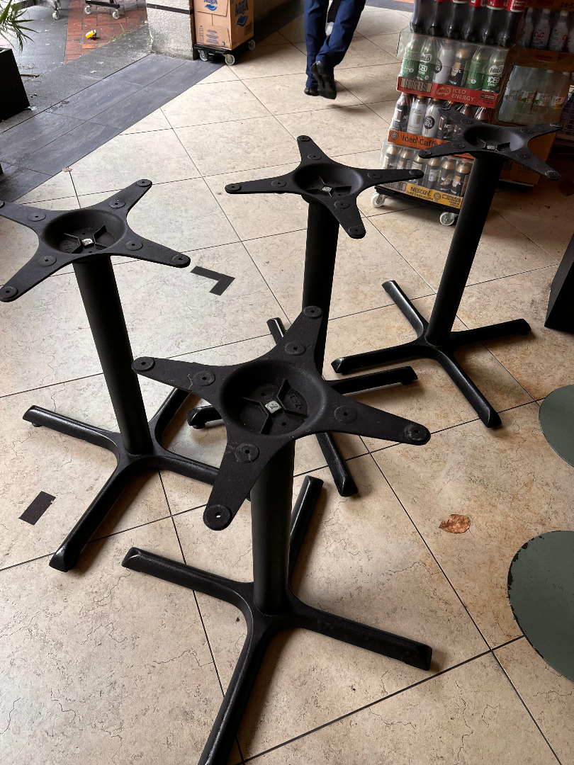 x4 Table bases / Dining Height / 50cm foot base / Solid, Furniture ...